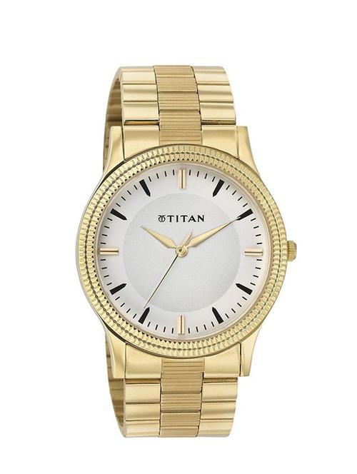 Buy online Titan Men's White Dial Watch - 1650ym01 from Watches for Men ...